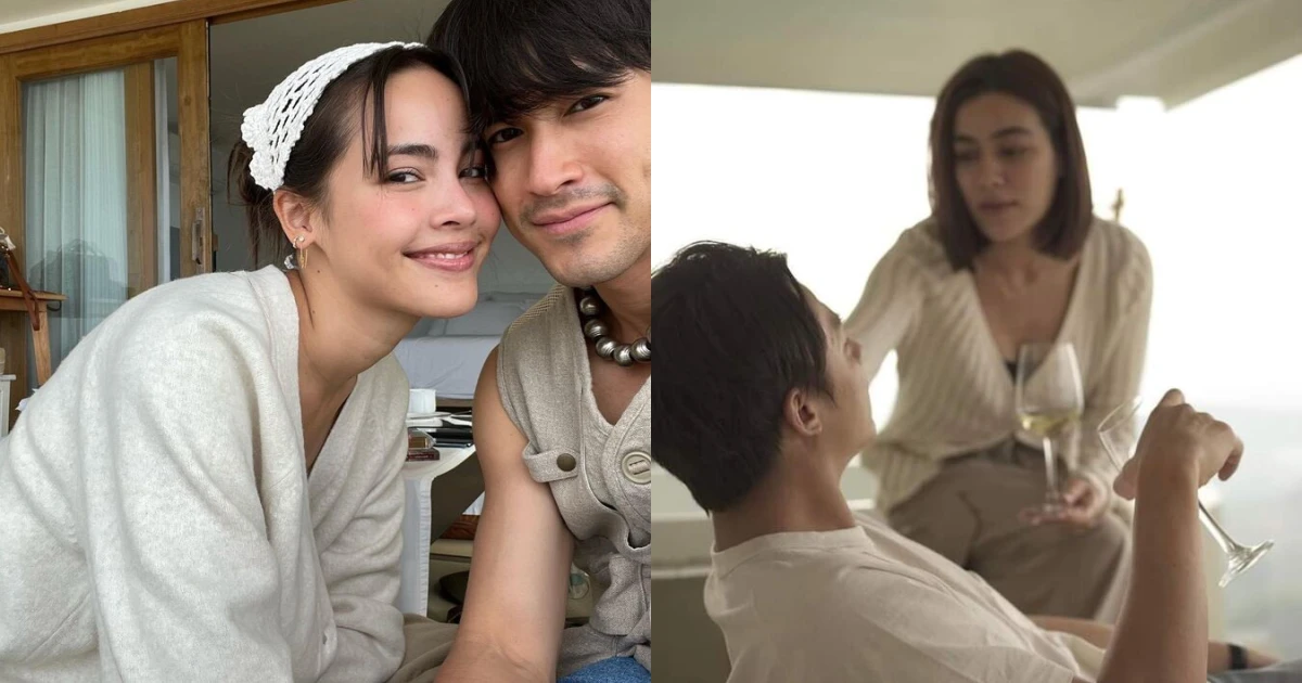 2 cặp đôi hot nhất xứ Thái cùng đi du lịch: Mark Prin nằm lên đùi vợ sắp cưới Kimberley, đọ độ ...