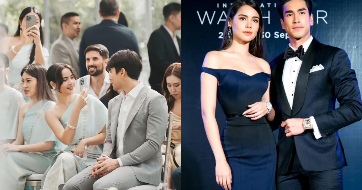Yaya cùng Nadech tham dự hôn lễ bạn thân, khoảnh khắc nàng chăm chú chụp ảnh cho chàng trở thành ...