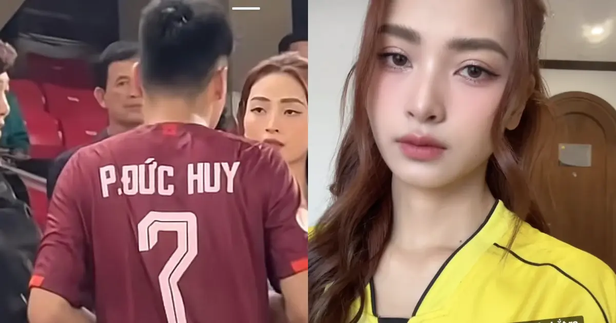 Cam thường check nhan sắc thật của MC Huyền Trang Mù Tạt đi cổ vũ cầu thủ ĐT Việt Nam, liệu có ...