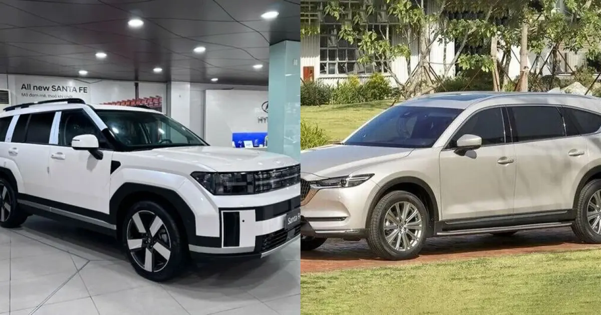 Tài chính dưới 1 tỷ đồng mua xe SUV 7 chỗ, chọn Mazda CX-8 hay Hyundai Santa Fe? - Ôtô - Việt ...
