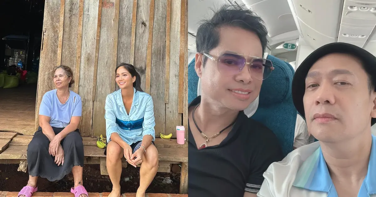 Hình ảnh hiếm thấy của NSND Trung Hiếu, hoa hậu Tiểu Vy gợi cảm - Sao việt - Việt Giải Trí